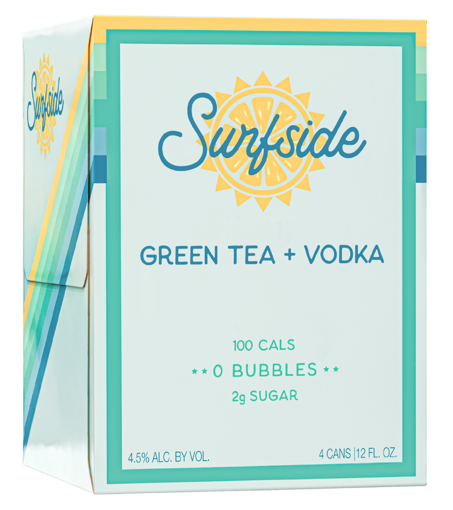 Delicious Surfside Green Tea + Vodka 4 Pack