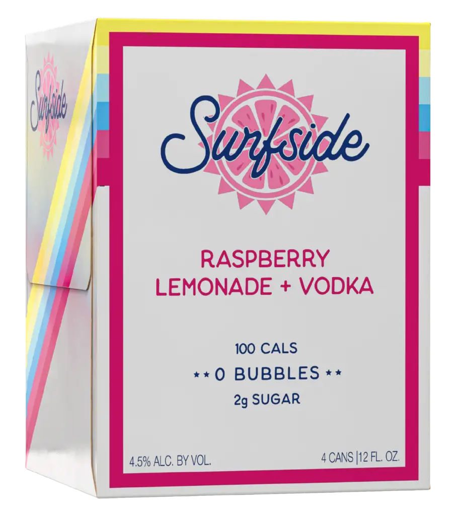 Surfside Raspberry Lemonade + Vodka 4 Pack: The Perfect Combo