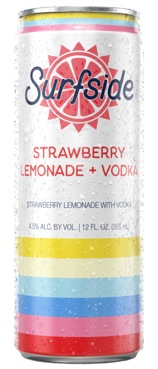Surfside Strawberry Lemonade + Vodka - Perfect Strawberry Sweetness